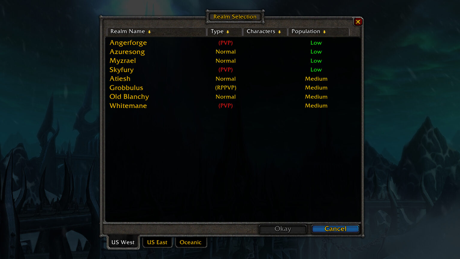 Free Transfers for Low-Population Realms in Wrath Classic, Realm ... Free Transfers for Low-Population Realms in Wrath Classic, Realm ...